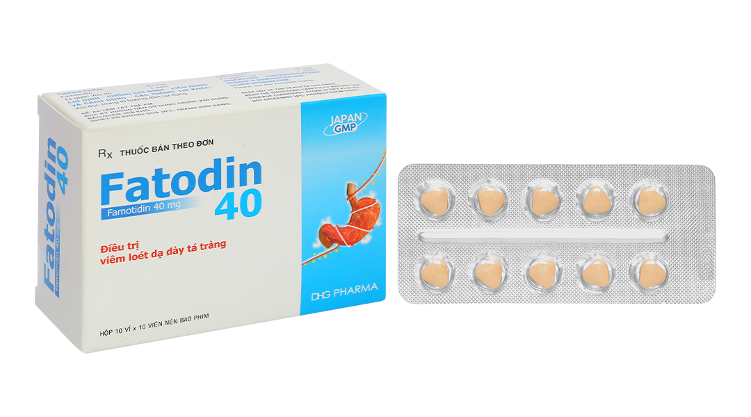 Fatodin 40 trị loét dạ dày, tá tràng và trào ngược dạ dày - 08/2025 ...