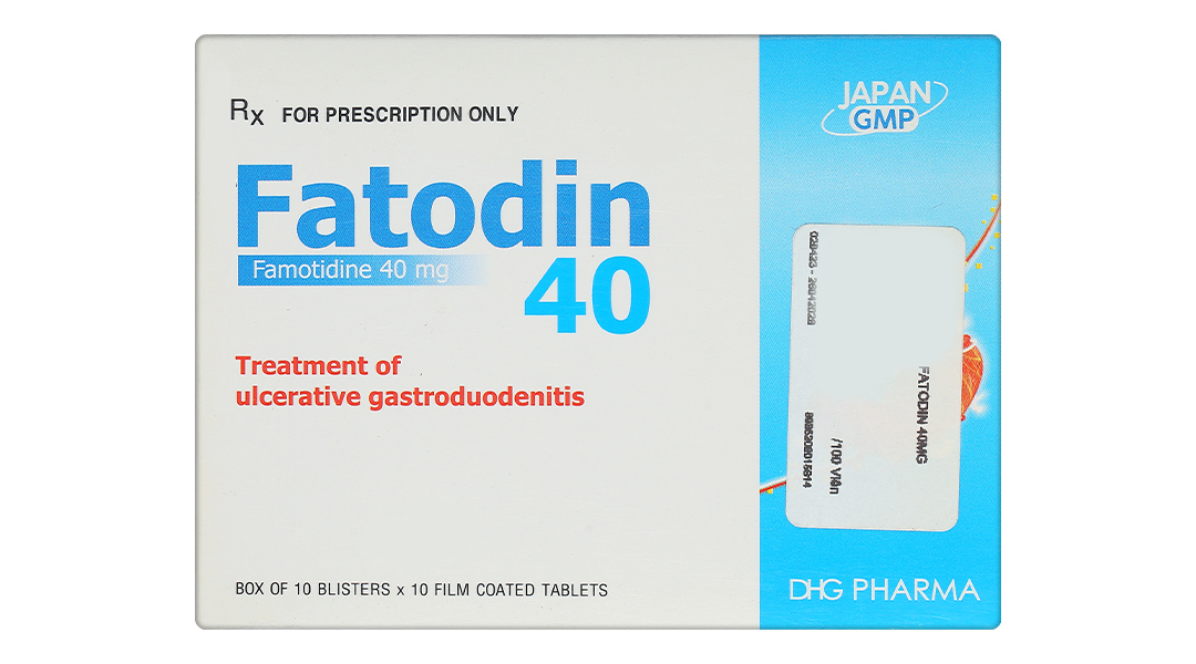 Fatodin 40 trị loét dạ dày, tá tràng và trào ngược dạ dày - 01/2026 ...