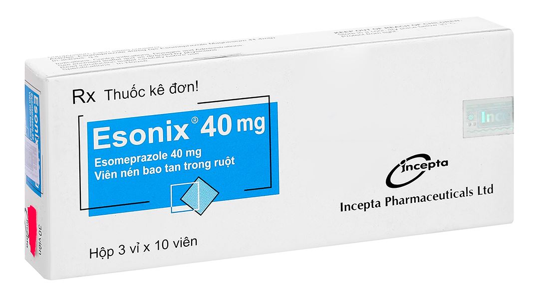 Thuốc Esonix 40mg trị trào ngược thực quản - 08/2025 | nhathuocankhang.com