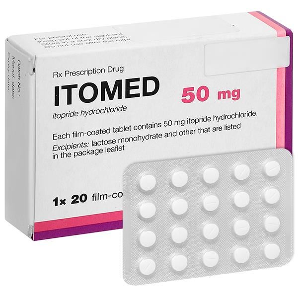 Thuốc Elthon 50mg trị triệu chứng viêm dạ dày mạn (2 vỉ x 10 viên) - 10 ...