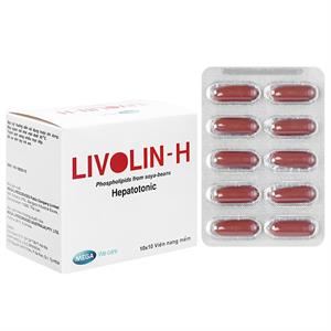 Thuốc Livolin-H 300mg hỗ trợ trị bệnh lý về gan (10 vỉ x 10 viên) - 02/ ...