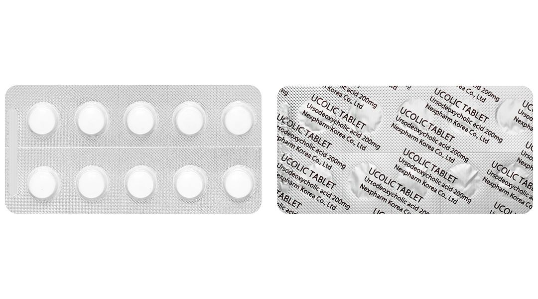 Ucolic Tablet 200mg hỗ trợ điều trị bệnh lý về gan mật (5 vỉ x 10 viên ...