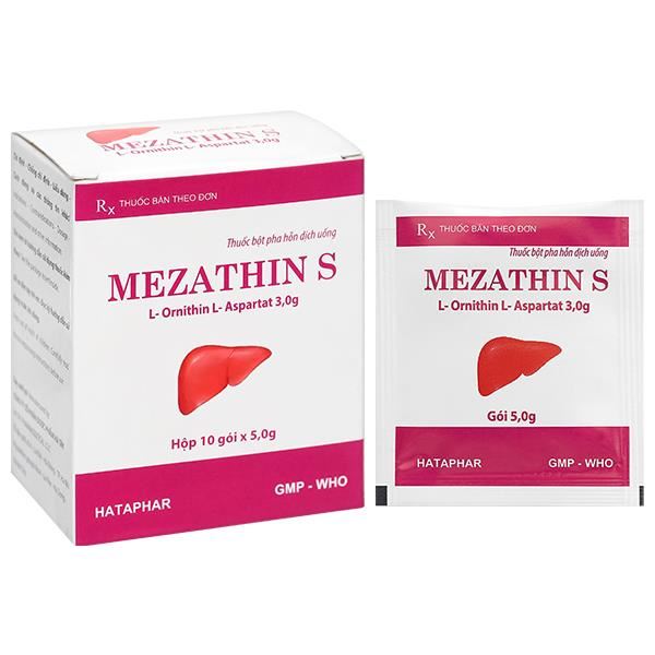 Mezathin 500mg điều trị hỗ trợ viêm gan, xơ gan, gan nhiễm mỡ (12 vỉ x ...