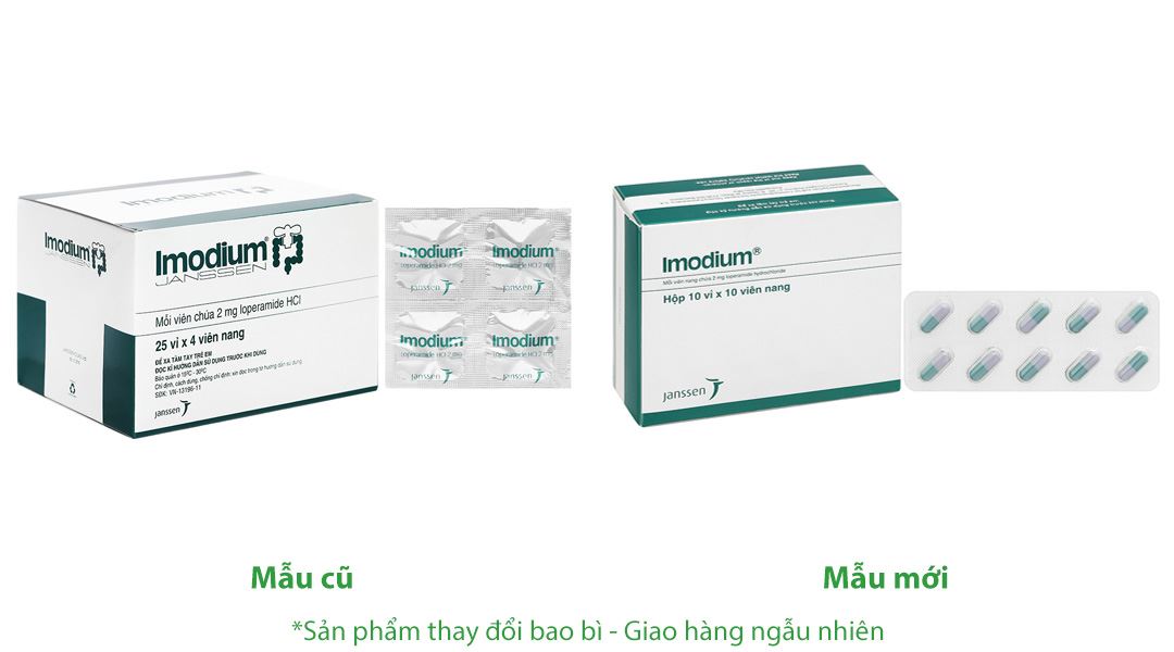 Imodium 2mg trị triệu chứng tiêu chảy cấp (25 vỉ x 4 viên) - 05/2026 ...