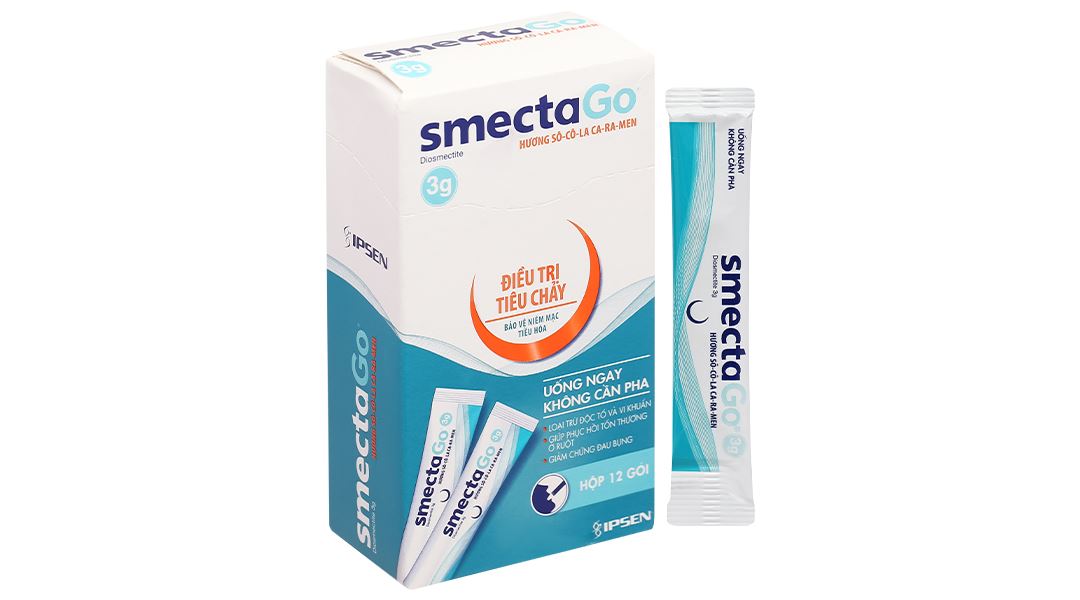 Thuốc SmectaGo 3g trị tiêu chảy cấp (12 gói x 10g) - 12/2025 ...