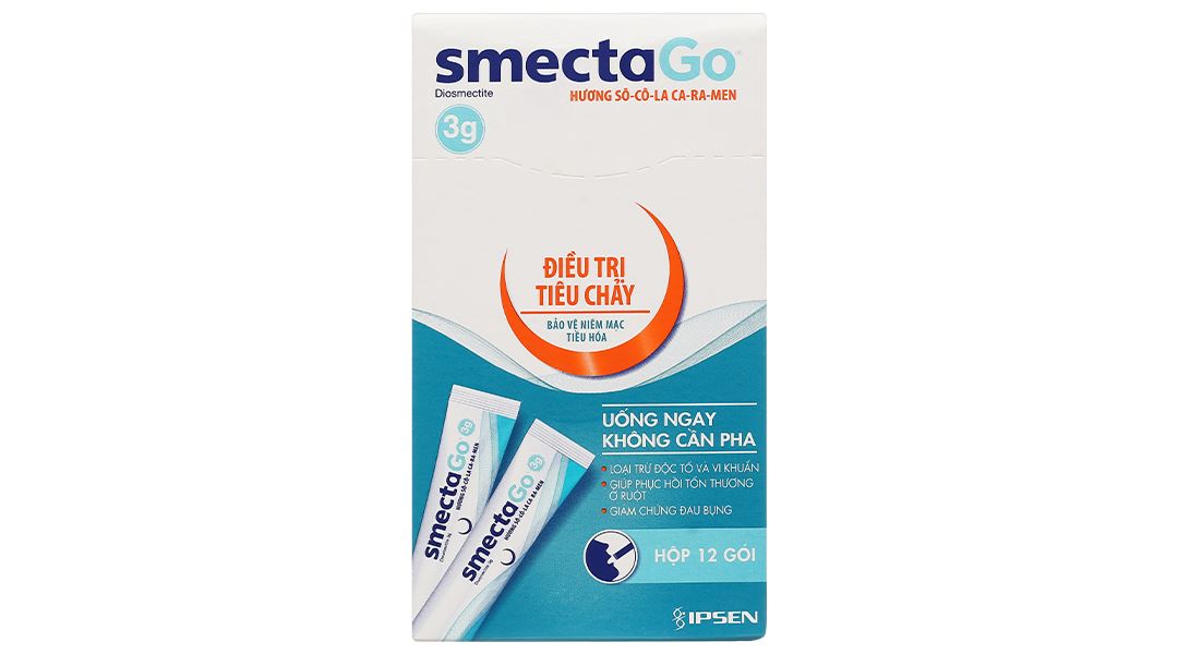 Thuốc SmectaGo 3g trị tiêu chảy cấp (12 gói x 10g) - 12/2025 ...