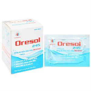 Thuốc Oresol 245 DMC trị mất nước và điện giải trong tiêu chảy - 02/ ...