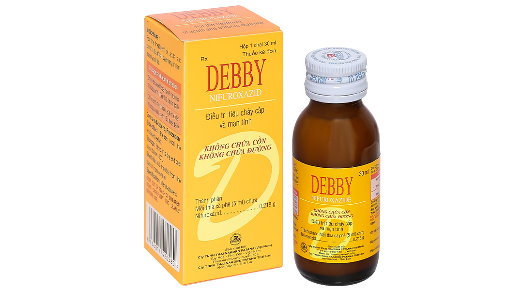 Hỗn dịch uống Debby điều trị tiêu chảy cấp và mạn tính chai 30ml - 02/ ...