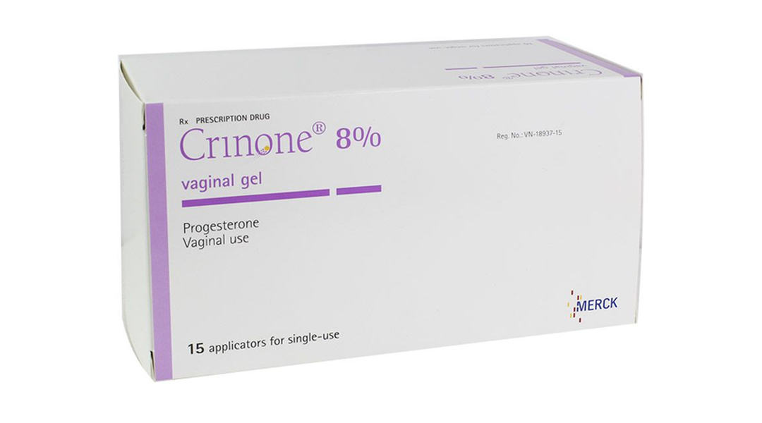 Gel bơm âm đạo Crinone 8% trị các rối loạn do thiếu hụt progesterone ...