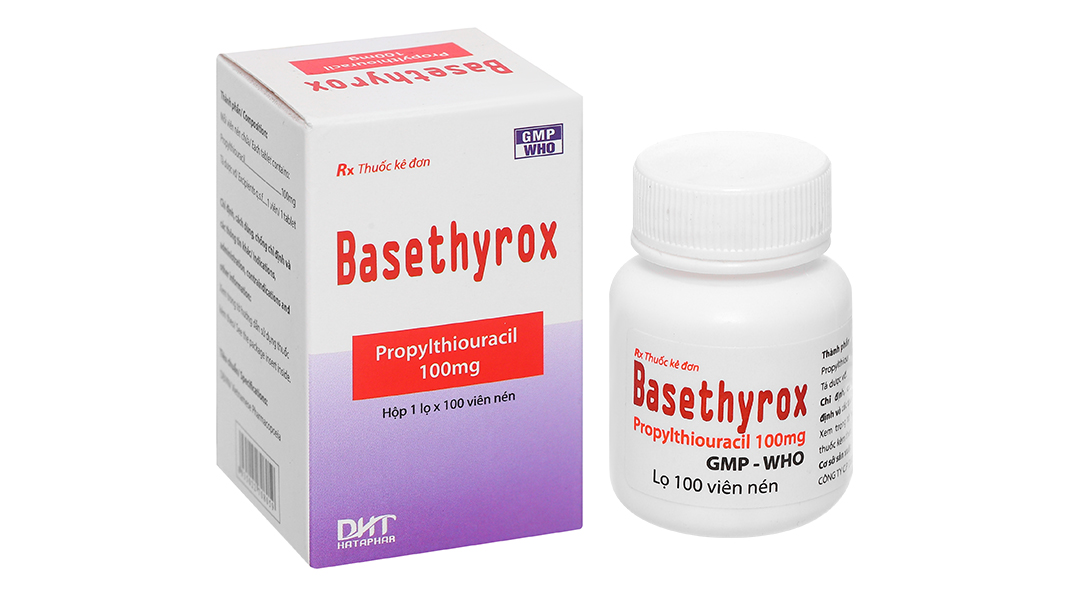 Basethyrox 100mg trị tăng năng tuyến giáp lọ 100 viên - 09/2025 ...