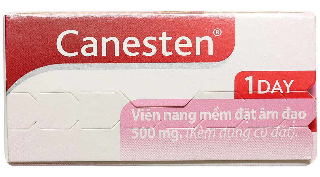 Viên đặt âm đạo Canesten 1 Day 500mg điều trị tại chỗ bệnh viêm âm đạo ...