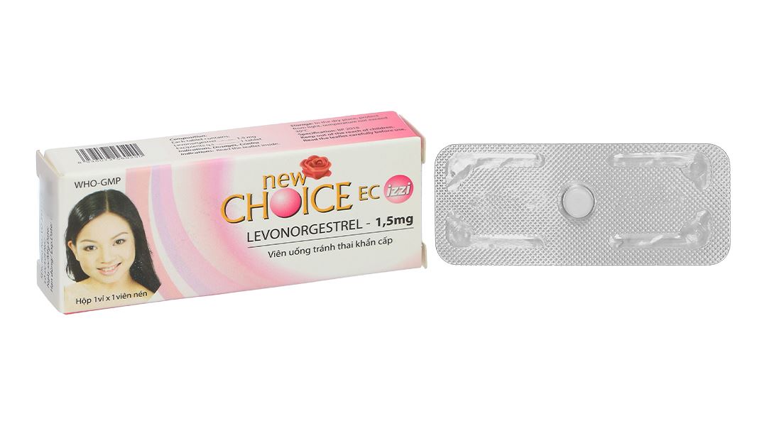 New Choice EC Izzi 1,5mcg tránh thai khẩn cấp 72 giờ(1 vỉ x 1 viên) - 08/2025 | nhathuocankhang.com