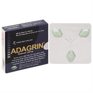 Adagrin 50mg trị rối loạn cương dương (1 vỉ x 3 viên) - 08/2025 ...