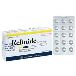 Relinide 1mg trị đái tháo đường tuýp 2 (8 vỉ x 15 viên) - 02/2025 ...
