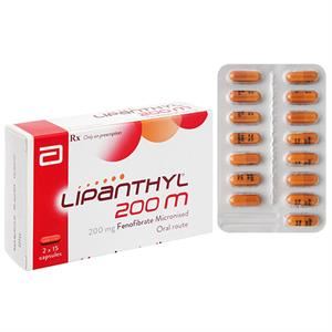 Thuốc Lipanthyl 200m trị tăng mỡ máu (2 vỉ x 15 viên) - 02/2025 ...