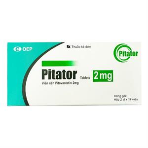 Pitator Tablets 4mg (4 vỉ x 7 viên) trị rối loạn mỡ máu - 10/2025 ...