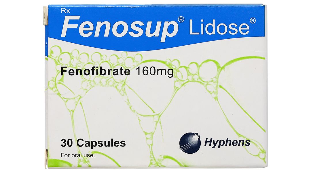 Fenosup Lidose 160mg điều trị cholesterol máu và triglycerid máu cao (3 ...
