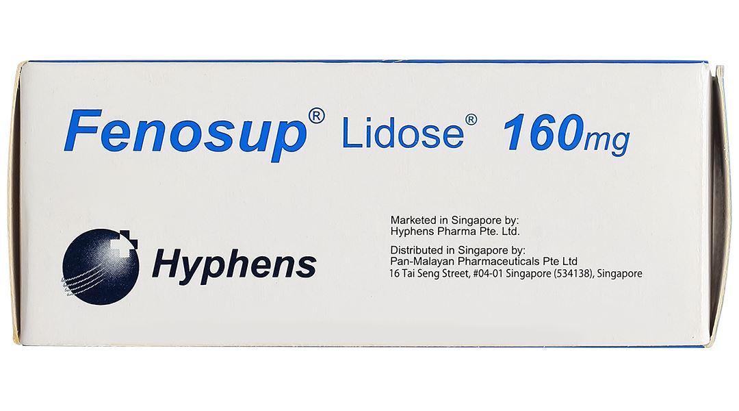 Fenosup Lidose 160mg điều trị cholesterol máu và triglycerid máu cao (3 ...