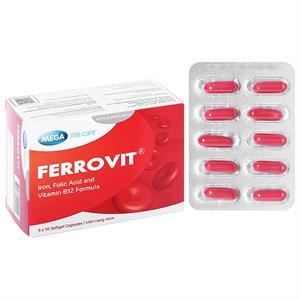 Thuốc Ferrovit bổ sung sắt và axit folic điều trị thiếu máu - 02/2025 ...