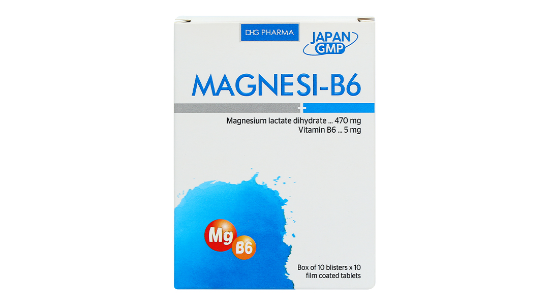 Magnesi-B6 điều trị thiếu magnesi và vitamin B6 (10 vỉ x 10 viên) - 12/ ...