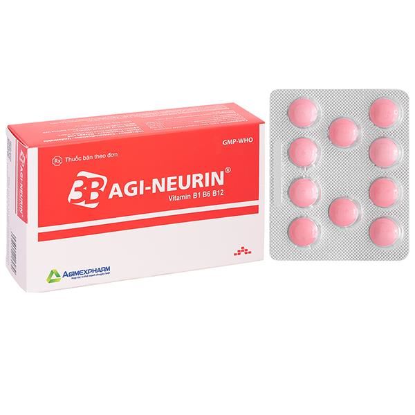 Thuốc Agi-Neurin điều trị và dự phòng thiếu vitamin B1, B6, B12 - 02/ ...