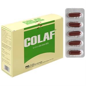 Colaf bổ sung vitamin, ngừa rối loạn thị giác (12 vỉ x 5 viên) - 12/ ...
