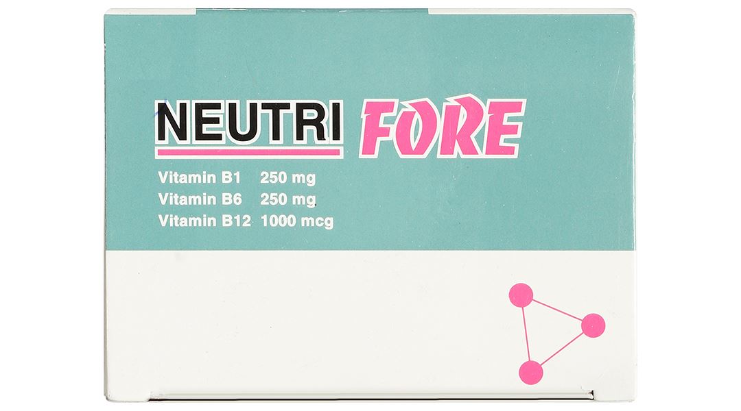 Thuốc Neutri Fore trị viêm dây thần kinh, thiếu máu ác tính (10 vỉ x 10 ...