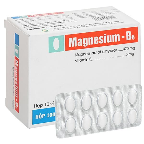 Thuốc Magnesi B6 Phong Phú điều trị thiếu magie, giảm lo âu, căng thẳng ...