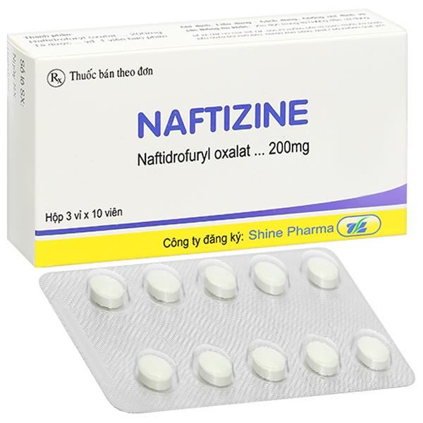Naftizine 200mg điều trị viêm động mạch tắc nghẽn mãn tính chi dưới (3 ...