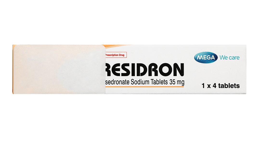 Residron 35mg điều trị và ngăn ngừa loãng xương (1 vỉ x 4 viên) - 08/ ...