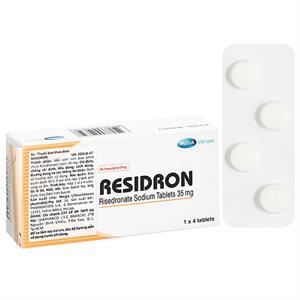 Residron 35mg điều trị và ngăn ngừa loãng xương (1 vỉ x 4 viên) - 02/ ...