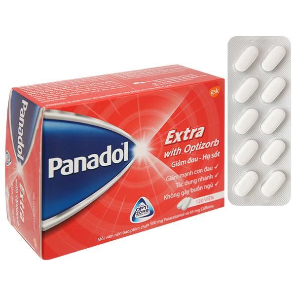Panadol Extra giảm đau, hạ sốt (15 vỉ x 12 viên) - 05/2026 ...