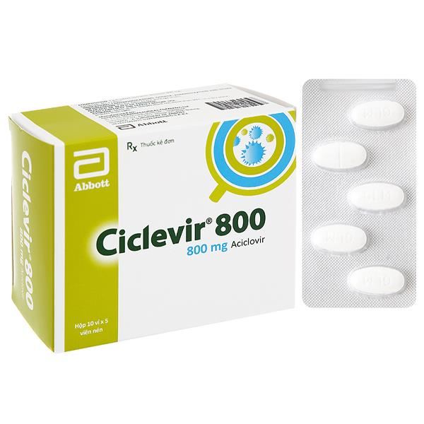 Thuốc Acyclovir Stella 800mg trị virus (7 vỉ x 5 viên) - 03/2025 ...