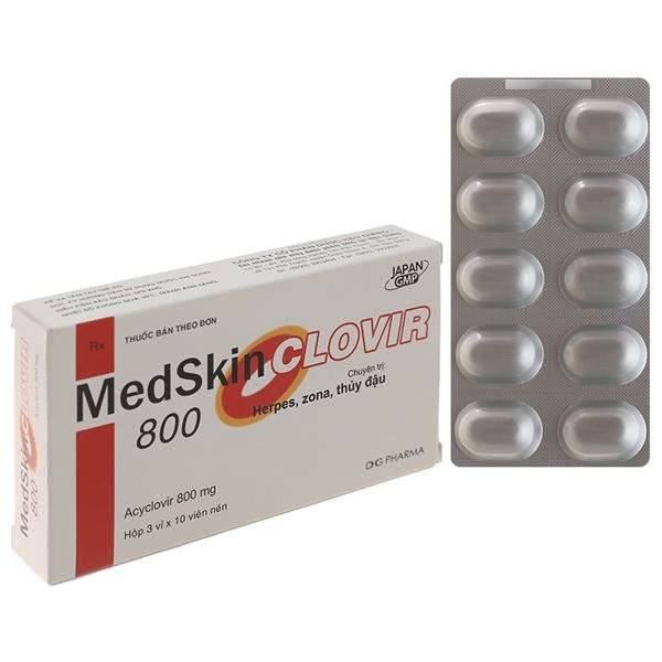 Thuốc Acyclovir Stella 800mg trị virus (7 vỉ x 5 viên) - 05/2025 ...
