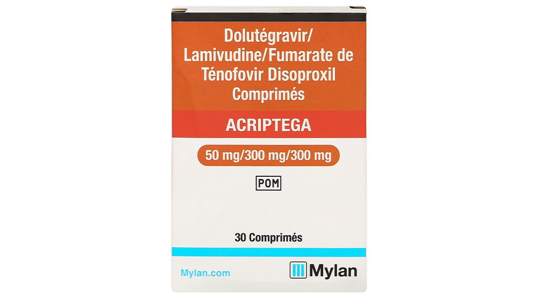 Acriptega 50mg/300mg/300mg điều trị nhiễm virus HIV chai 30 viên - 08/ ...