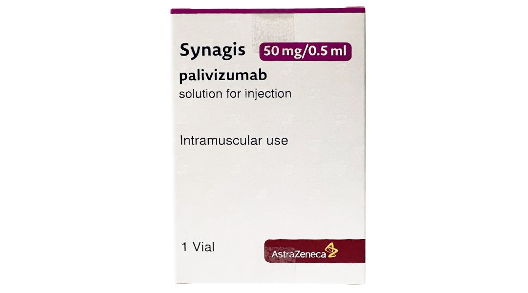 Dung dịch tiêm Synagis 50mg/0.5ml điều trị bệnh đường hô hấp chai 0.5ml ...