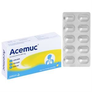 Thuốc Acemuc 200mg tiêu nhầy trong bệnh lý hô hấp - 02/2025 ...