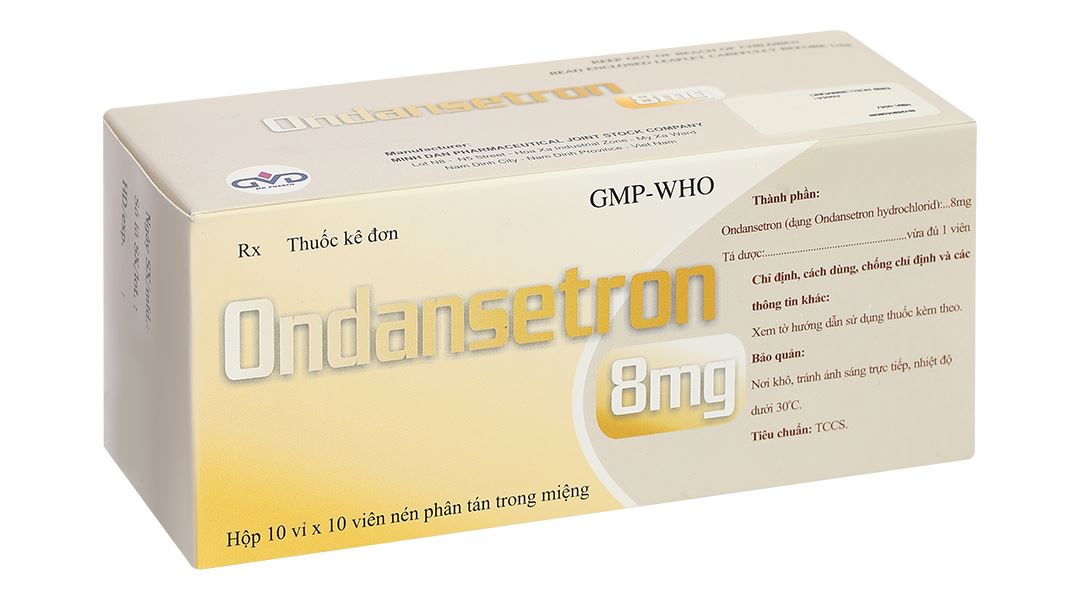 Ondansetron MD Pharco 8mg điều trị buồn nôn và nôn sau phẫu thuật (10 ...