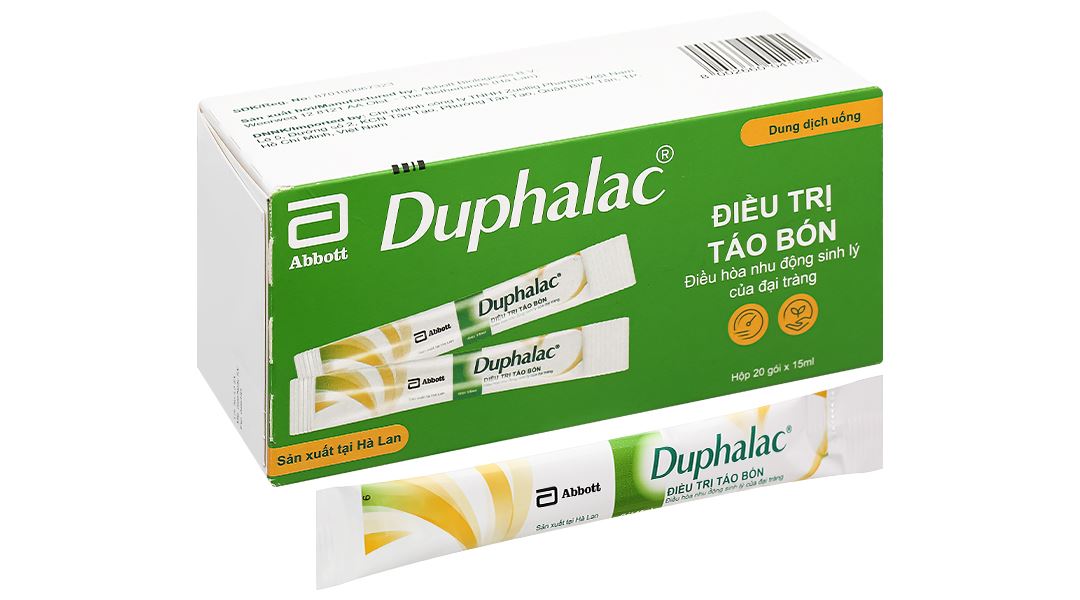 Dung dịch uống Duphalac 667g/l trị táo bón, bệnh lý não do gan (20 gói ...
