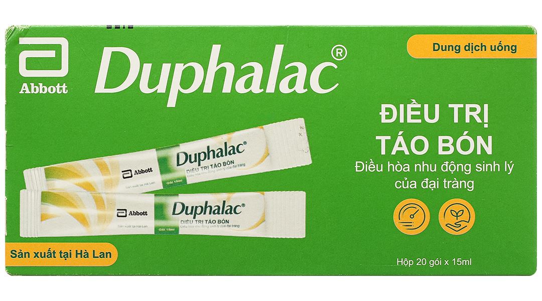 Dung dịch uống Duphalac 667g/l trị táo bón, bệnh lý não do gan (20 gói ...