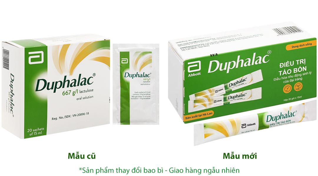 Dung dịch uống Duphalac 667g/l trị táo bón, bệnh lý não do gan (20 gói ...