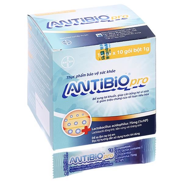 Men vi sinh Antibio Pro bổ sung lợi khuẩn (hộp 100 gói) - 05/2026 ...