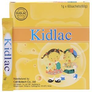 Kidlac bổ sung lợi khuẩn, trợ tiêu hóa hộp 60 gói x 1g - 12/2025 ...