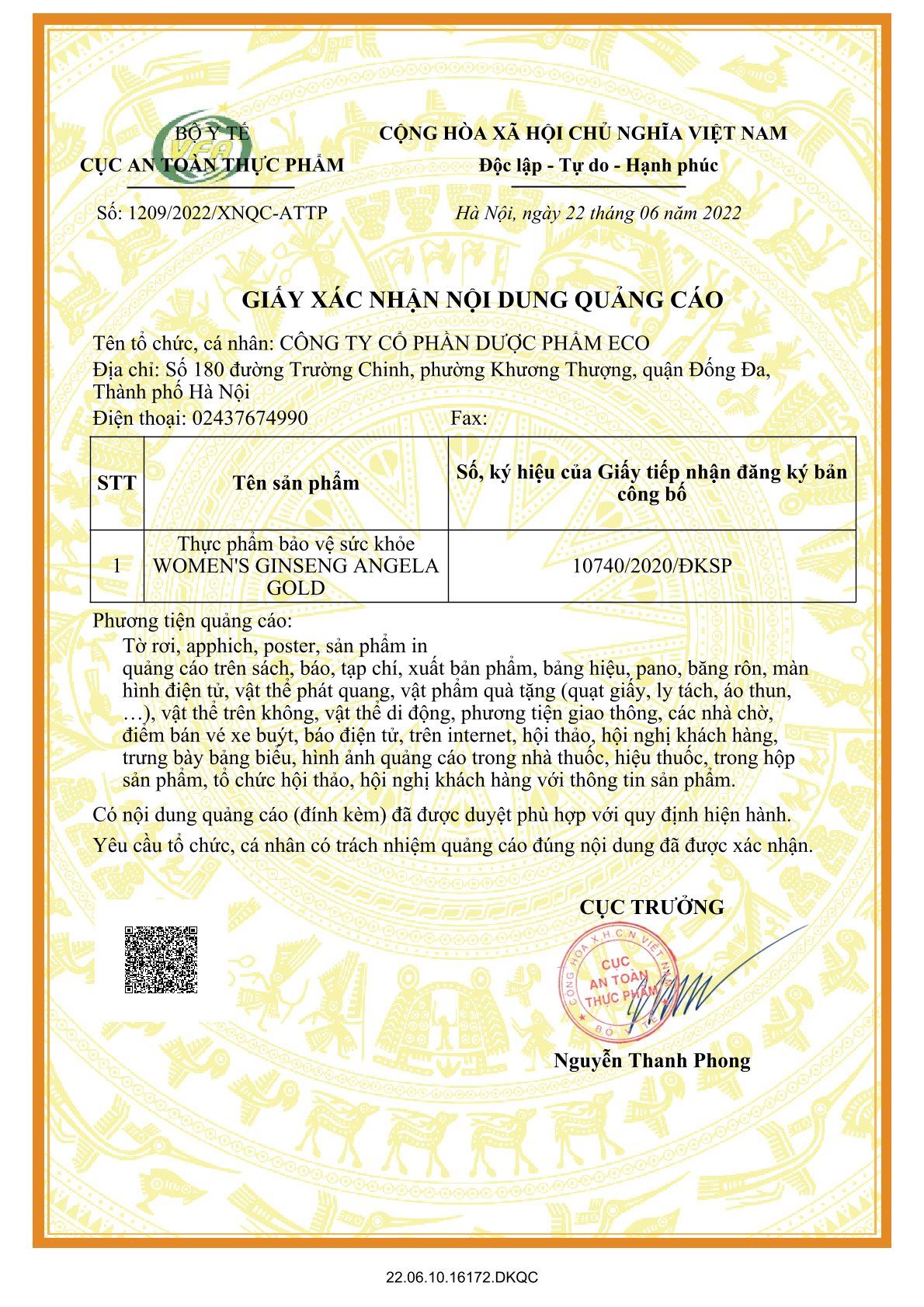 Angela Gold chai 30 viên - 12/2025 | nhathuocankhang.com