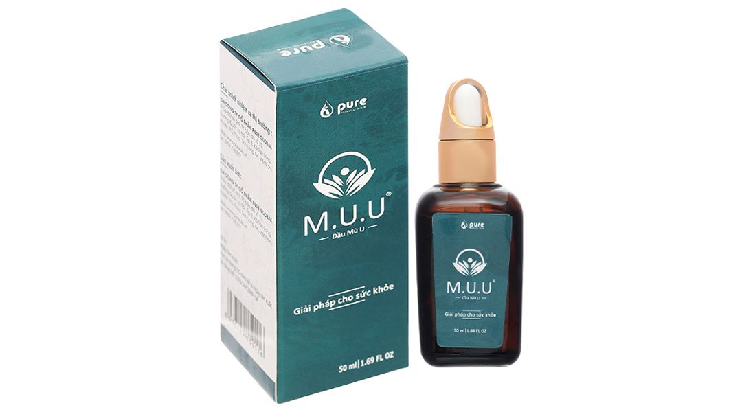 Dầu mù u M.U.U hỗ trợ làm lành vết bỏng, vết thương hở, côn trùng cắn chai 50ml - 08/2025 ...