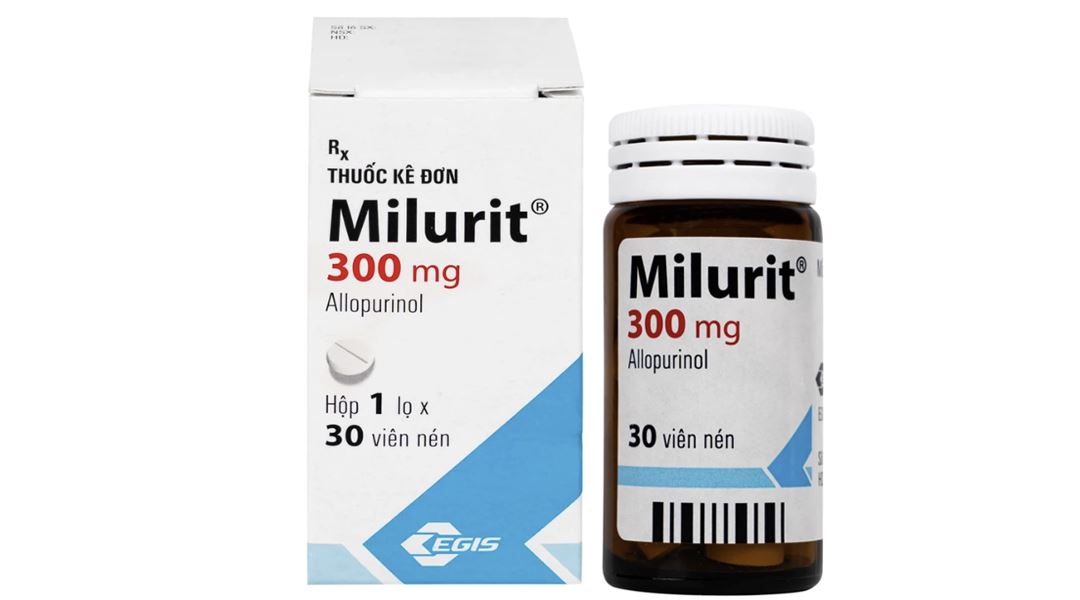 Thuốc Milurit 300mg trị gout, tăng acid uric huyết - 08/2025 ...