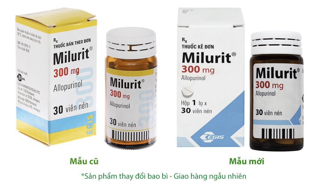 Thuốc Milurit 300mg trị gout, tăng acid uric huyết - 08/2025 ...