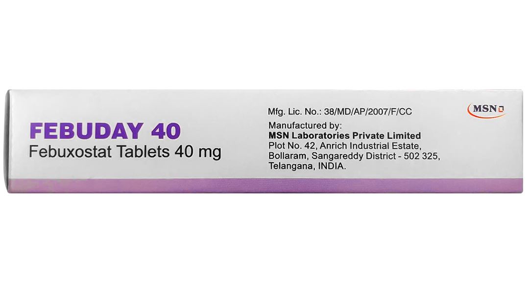 Febuday 40 điều trị chứng tăng acid uric huyết (3 vỉ x 10 viên) - 08/ ...