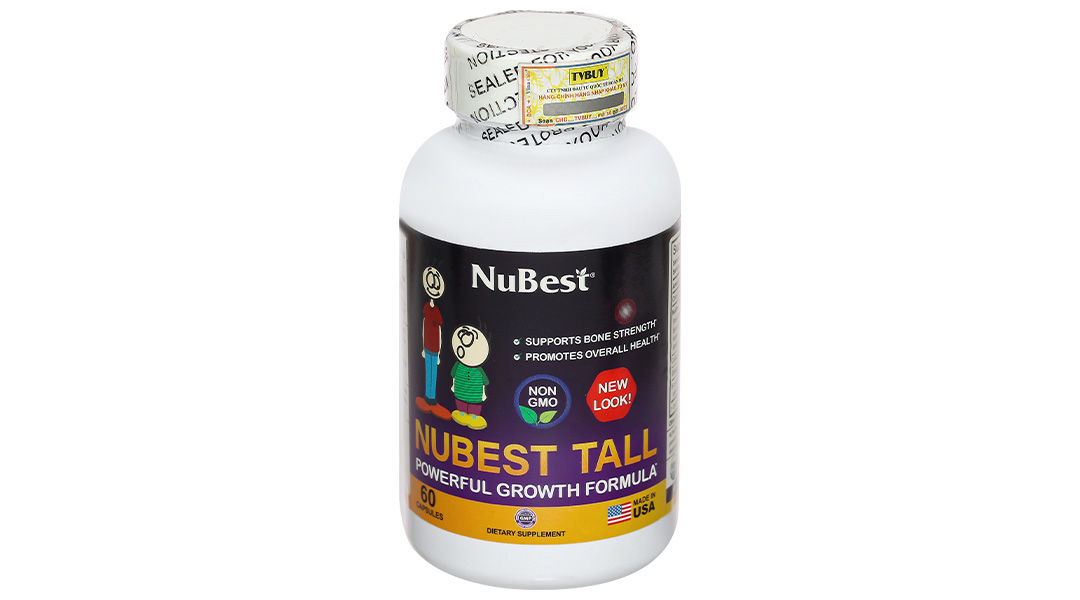 Nubest Tall chai 60 viên - 09/2025 | nhathuocankhang.com