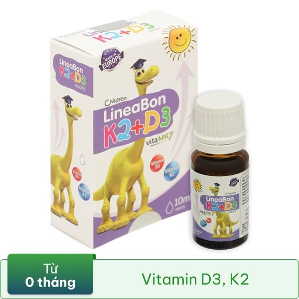 Lineabon K2 + D3 chai 10ml - 08/2025 | nhathuocankhang.com